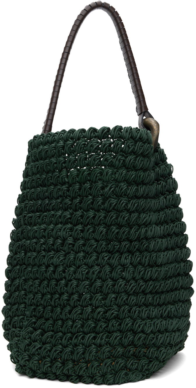JW Anderson: Green JWA XL Corner Bucket Tote | SSENSE Canada