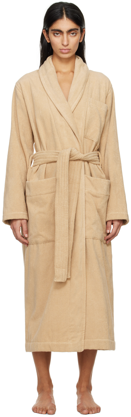 Beige Classic Bathrobe by Tekla on Sale