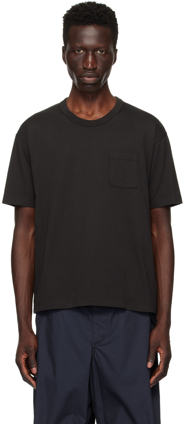 visvim: Black Ultimate Jumbo T-Shirt | SSENSE