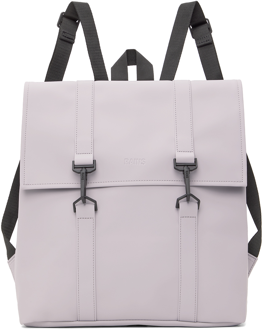 Purple MSN Mini Backpack by RAINS on Sale
