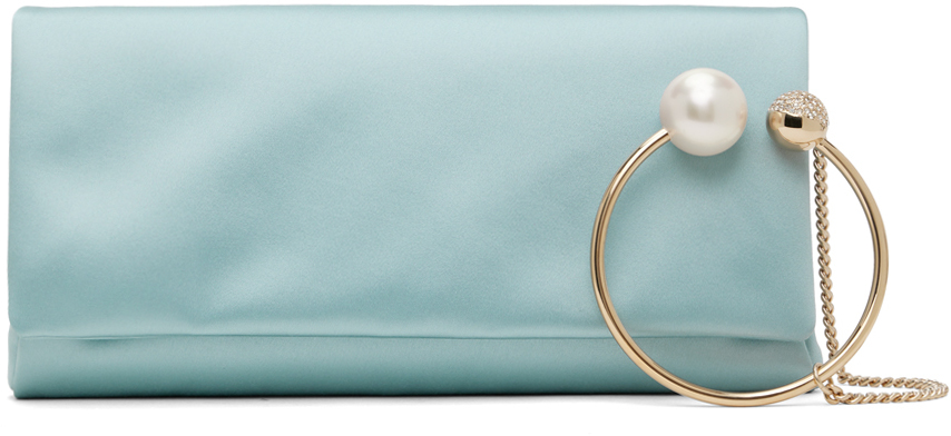 Blue Xandra Clutch by Jimmy Choo on Sale