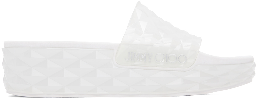 Transparent Diamond Slides by Jimmy Choo on Sale