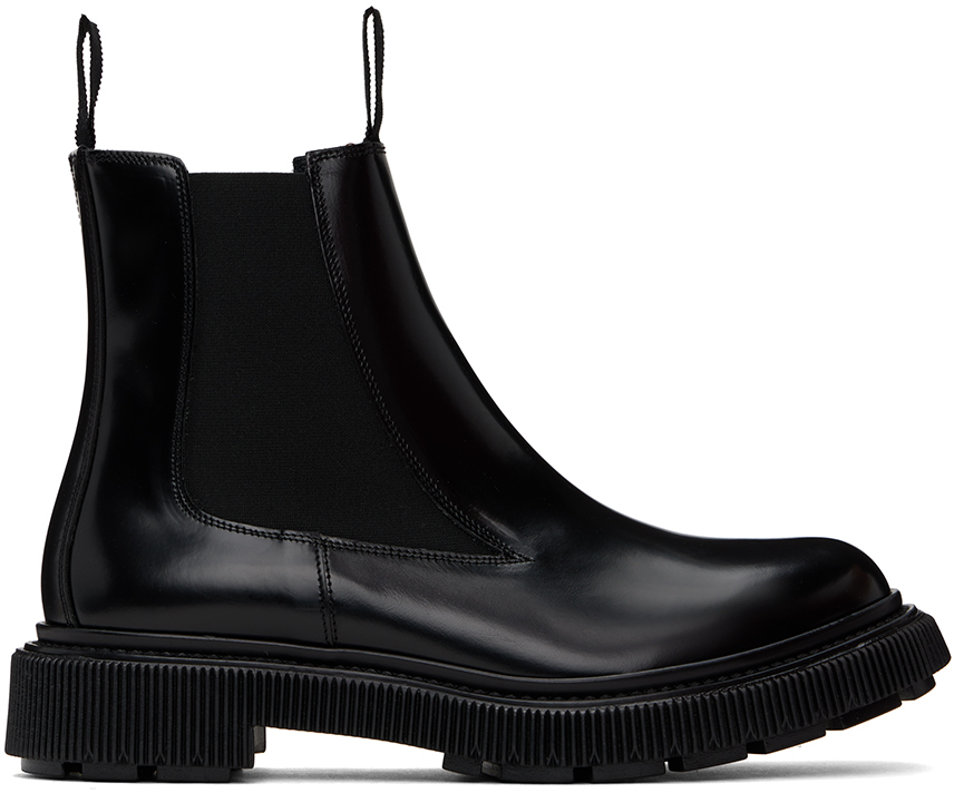 Black Type 188 Chelsea Boots by Adieu on Sale