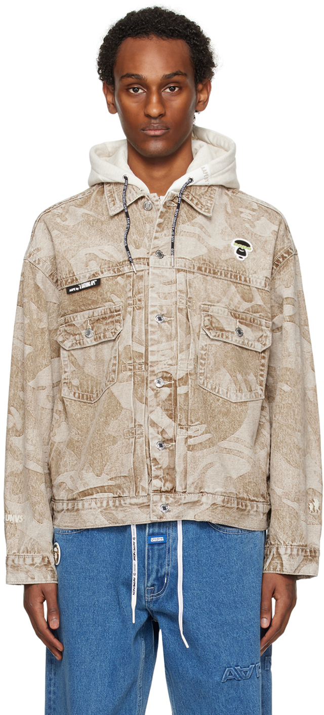 Aape By A Bathing Ape vestes en jeans pour Hommes | SSENSE France