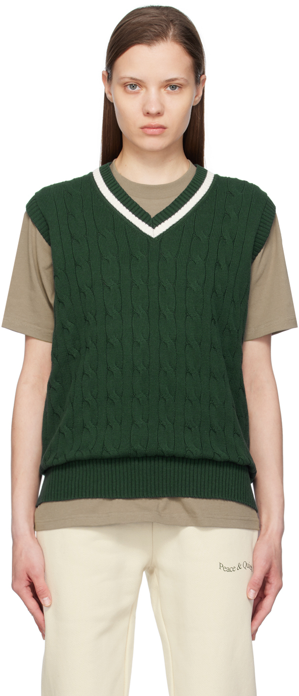 Museum of Peace & Quiet: Green School House Vest | SSENSE UK
