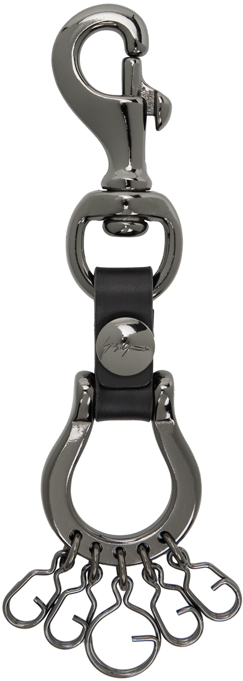 Black discord Keychain by YOHJI YAMAMOTO on Sale