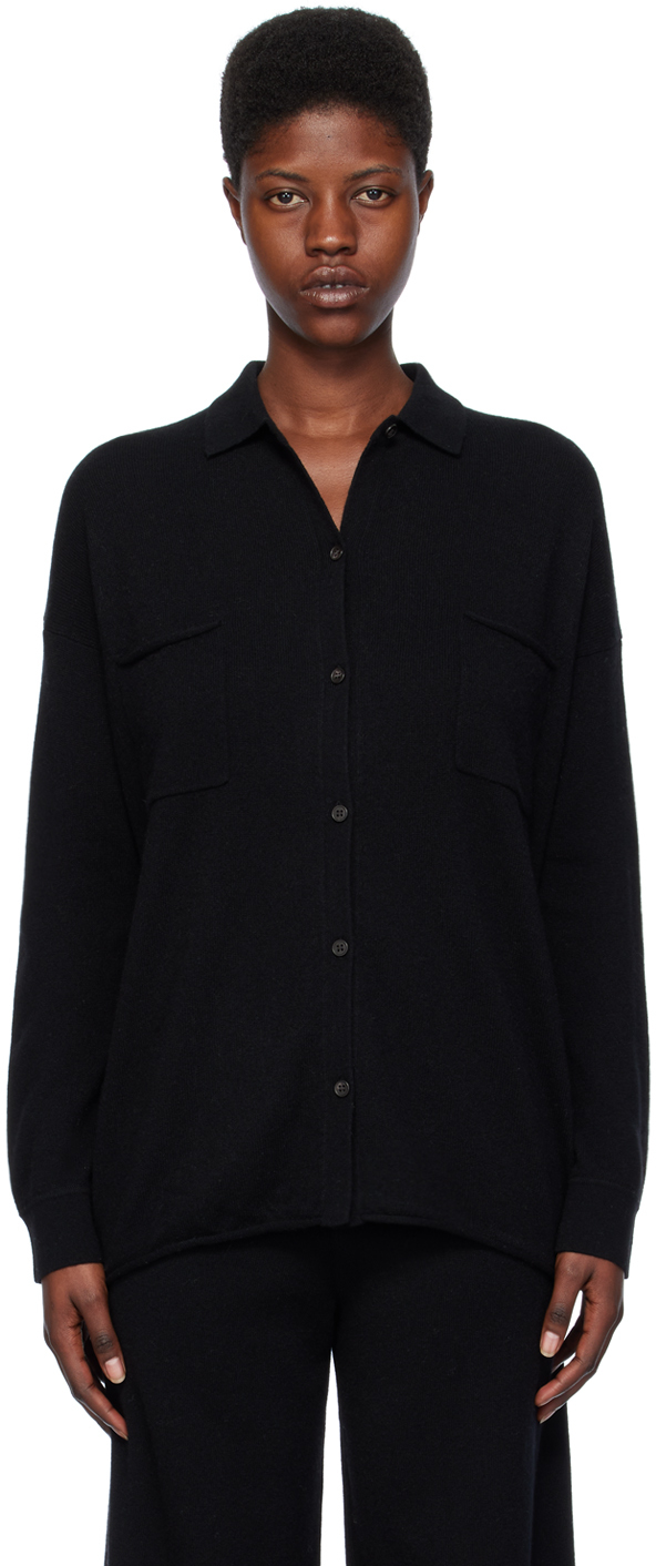 Black Julica Shirt by LISA YANG on Sale
