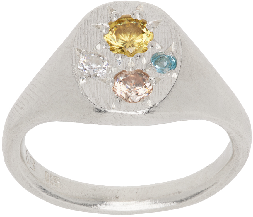 Silver Aix Ring by Seb Brown on Sale