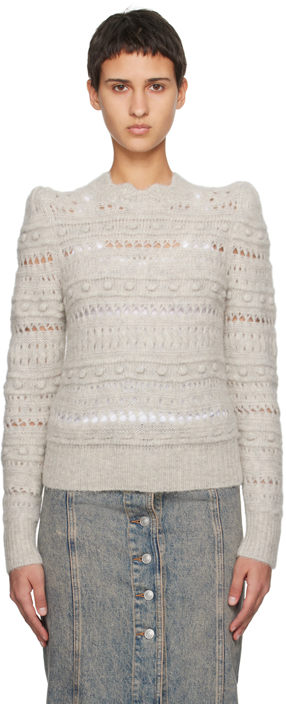 Pull Adleri beige Isabel Marant Etoile en solde
