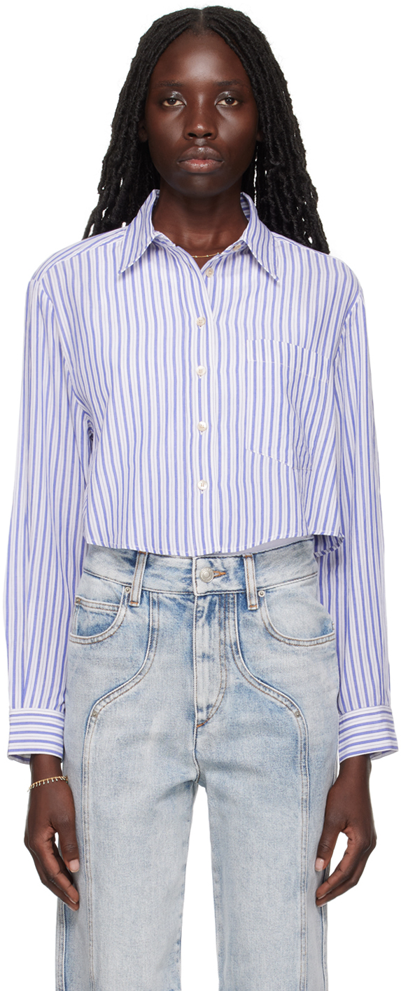 Isabel Marant Etoile: Blue Eliora Shirt | SSENSE