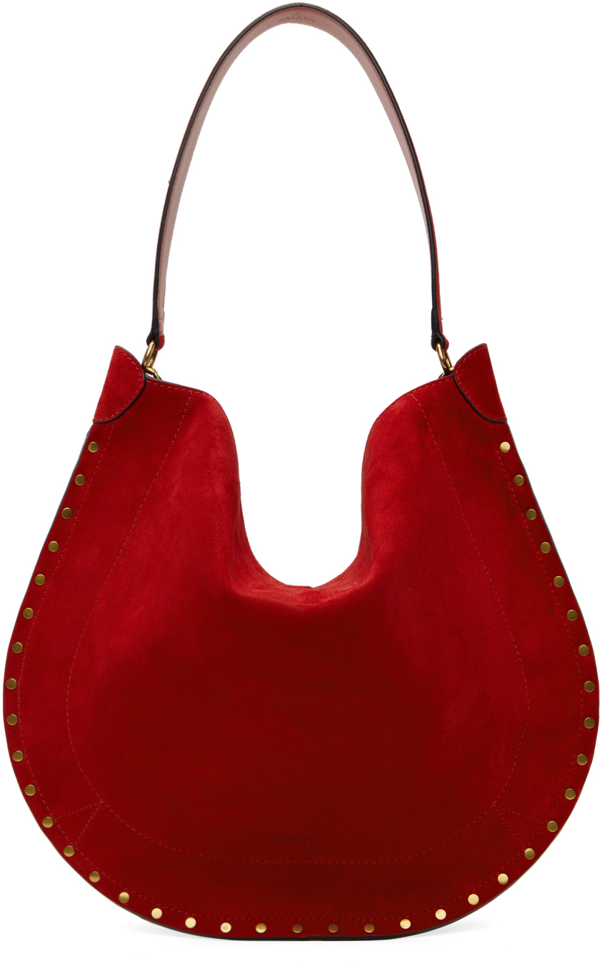 Red Oskan Soft Bag by Isabel Marant on Sale