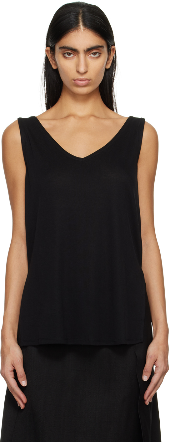 Black Shea Tank Top by Studio Nicholson on Sale