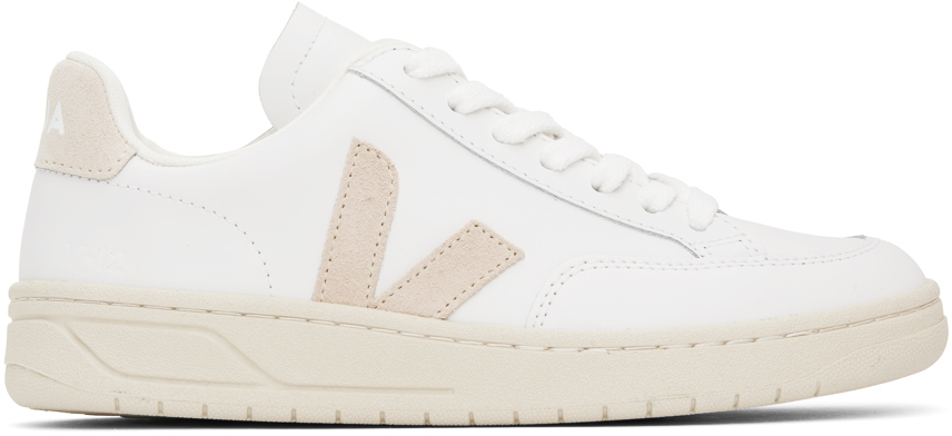 VEJA: White V-12 Sneakers | SSENSE Canada
