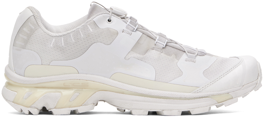 White & Gray Salomon Edition Bamba 5 Sneakers by 11 by Boris Bidjan ...