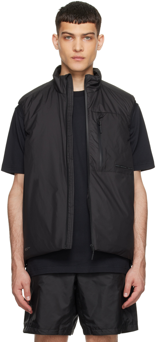 Black Midlayer Vest by Norse Projects ARKTISK on Sale