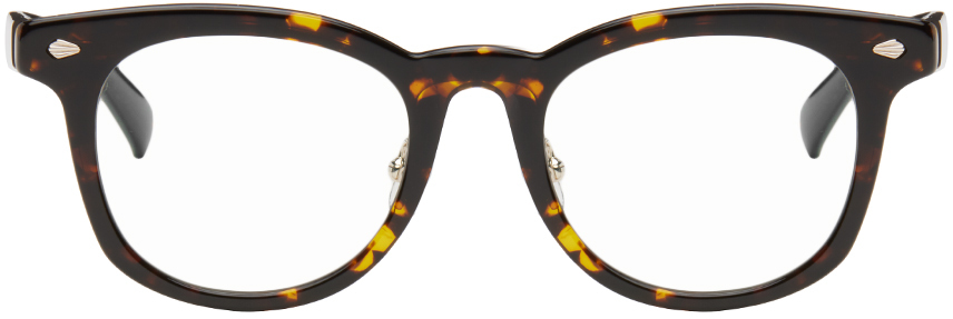 meanswhile: Brown Flip-Up Transition Color Glasses | SSENSE