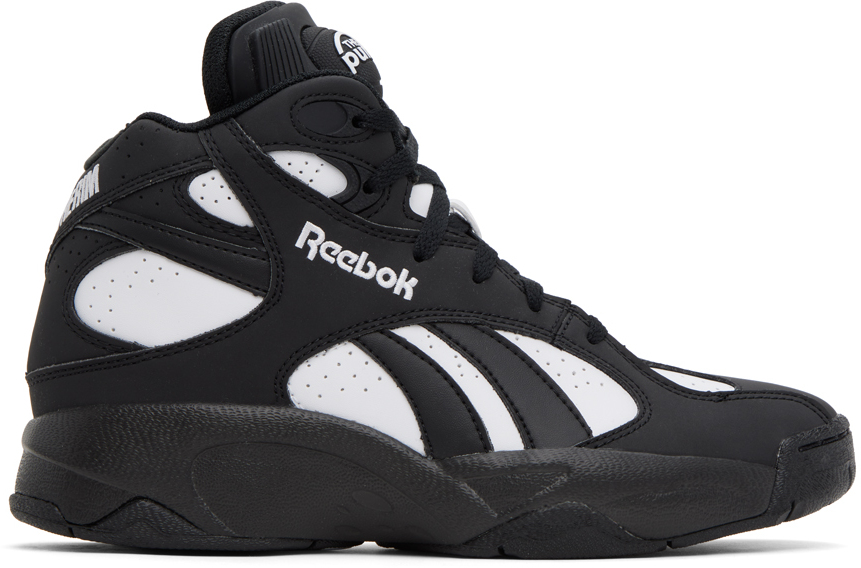 Black & White 'Above The Rim' Pump Vertical Sneakers by Reebok Classics ...