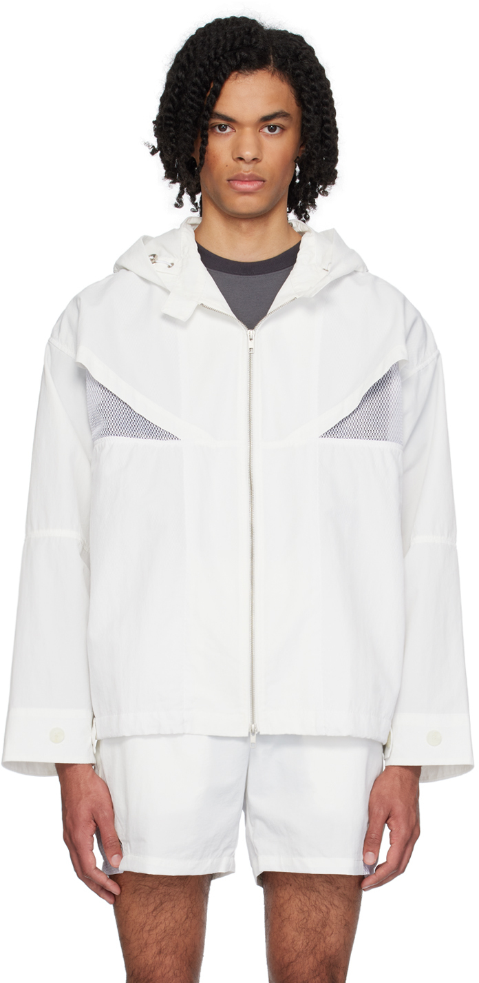 HGBB STUDIO: White Baram Jacket | SSENSE