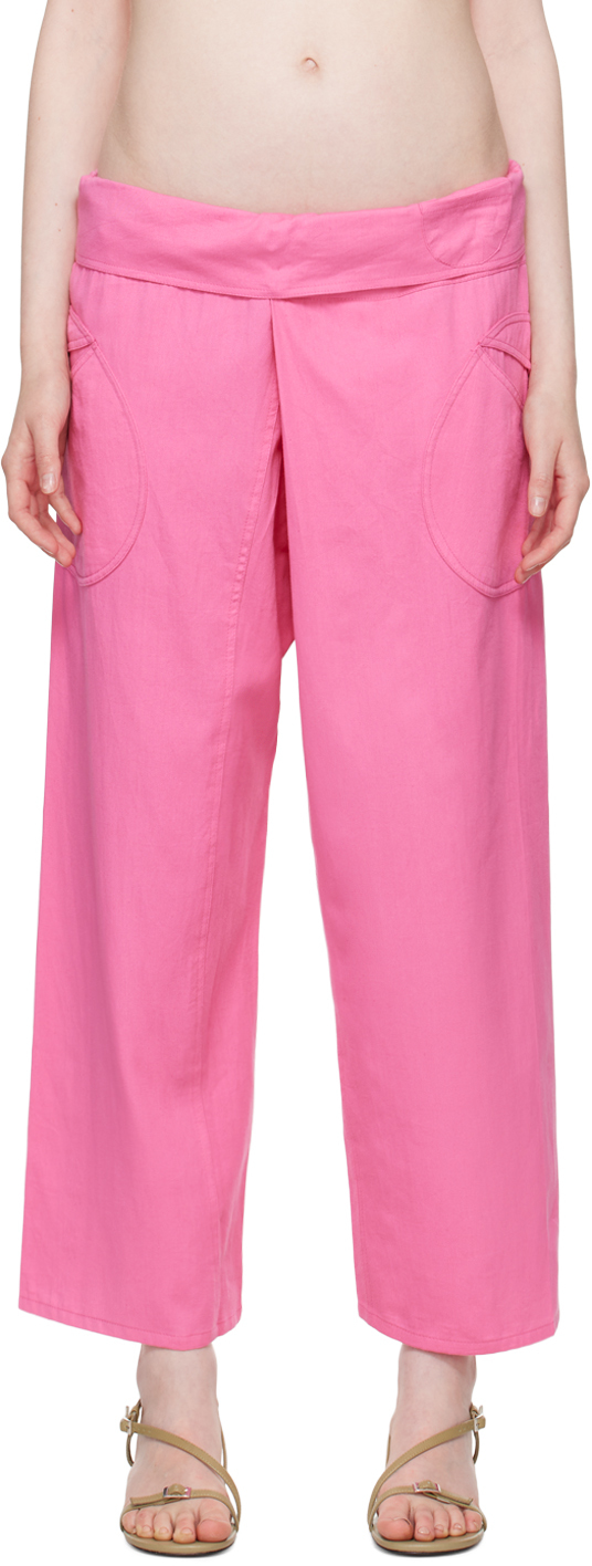 Gimaguas: Pink Oahu Trousers | SSENSE UK