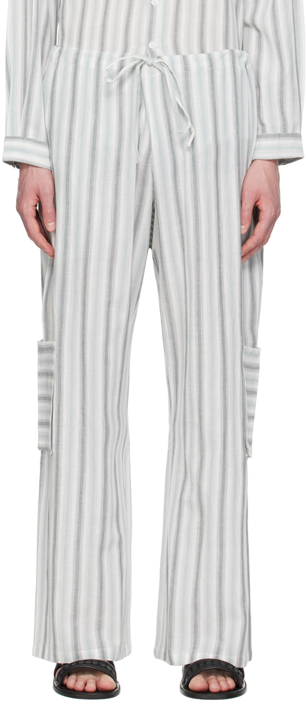 Green Adrien Cargo Pants by Gimaguas on Sale