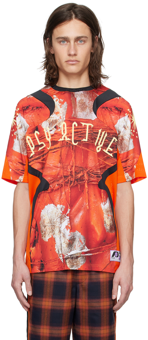 Orange Stargate T-Shirt by Perks and Mini on Sale