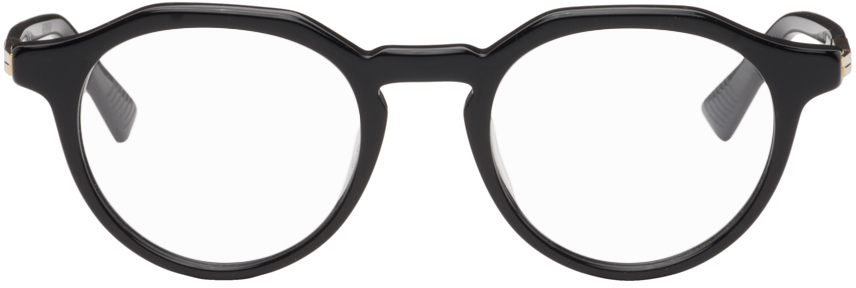 Black Forte Panthos Glasses by Bottega Veneta on Sale