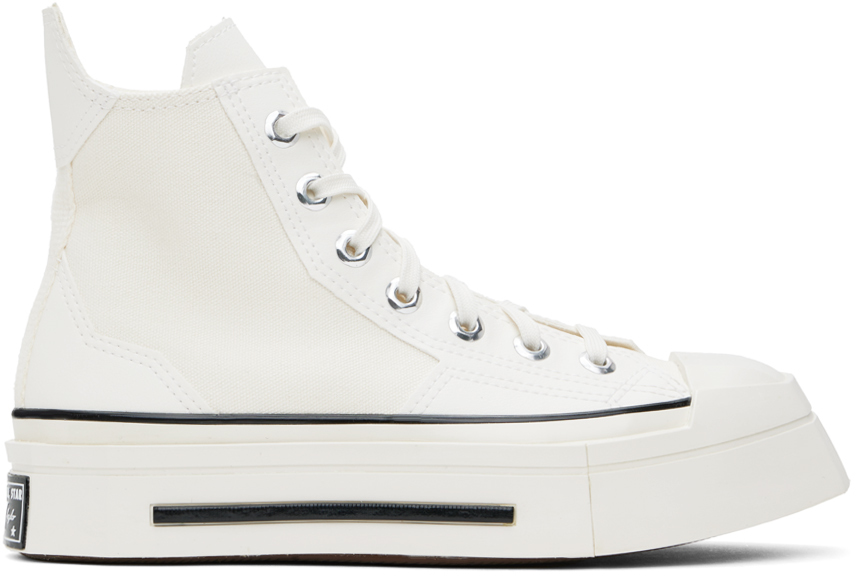 White Chuck 70 De Luxe Squared Sneakers by Converse on Sale