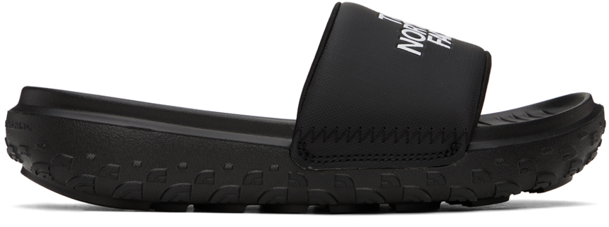 The North Face: Black Never Stop Cush Pool Slides | SSENSE