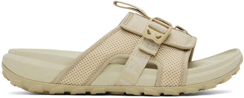 Beige Explore Camp Slides by The North Face on Sale