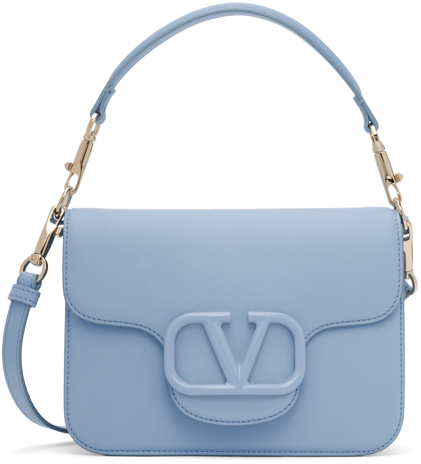 Valentino Garavani: Blue Loco Bag | SSENSE