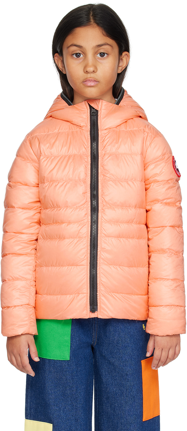 Kids Pink Cypress Down Jacket by Canada Goose Kids | SSENSE