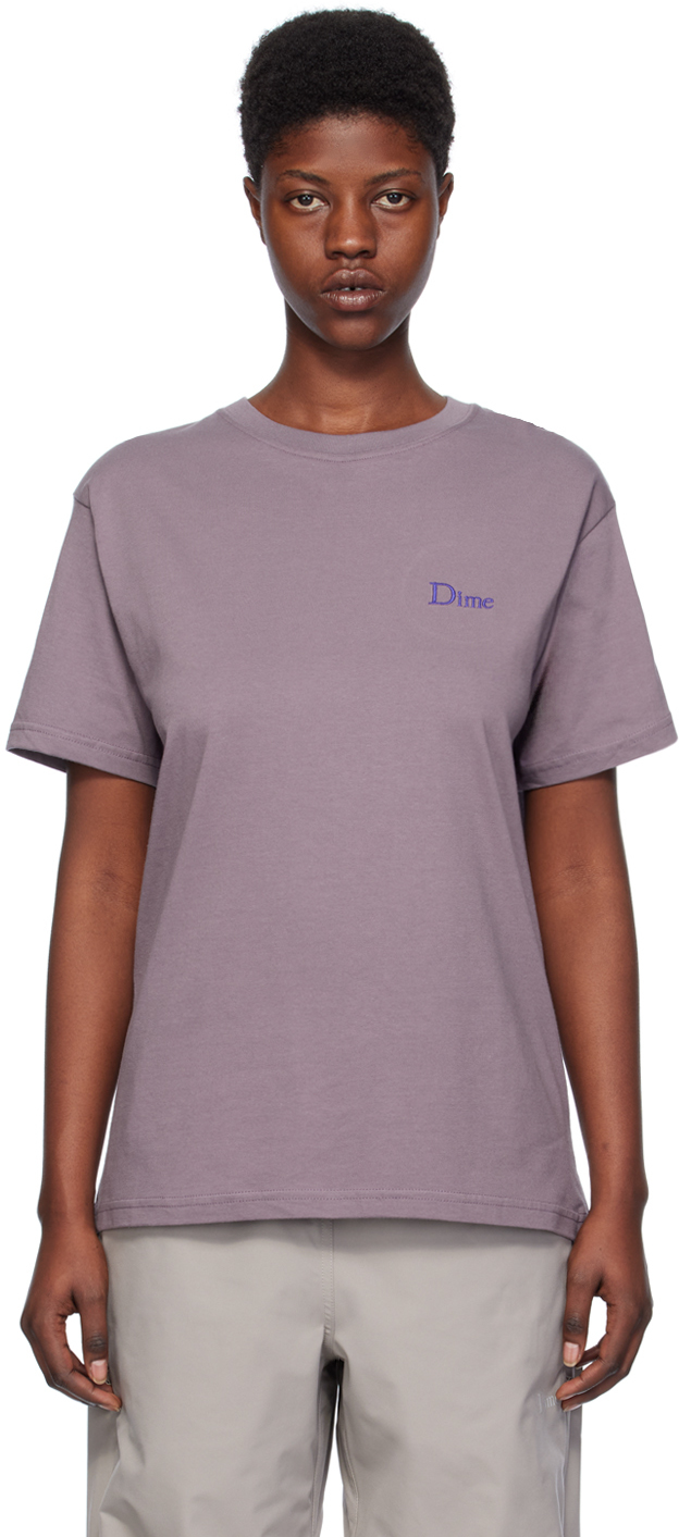 Dime: Purple Classic T-Shirt | SSENSE