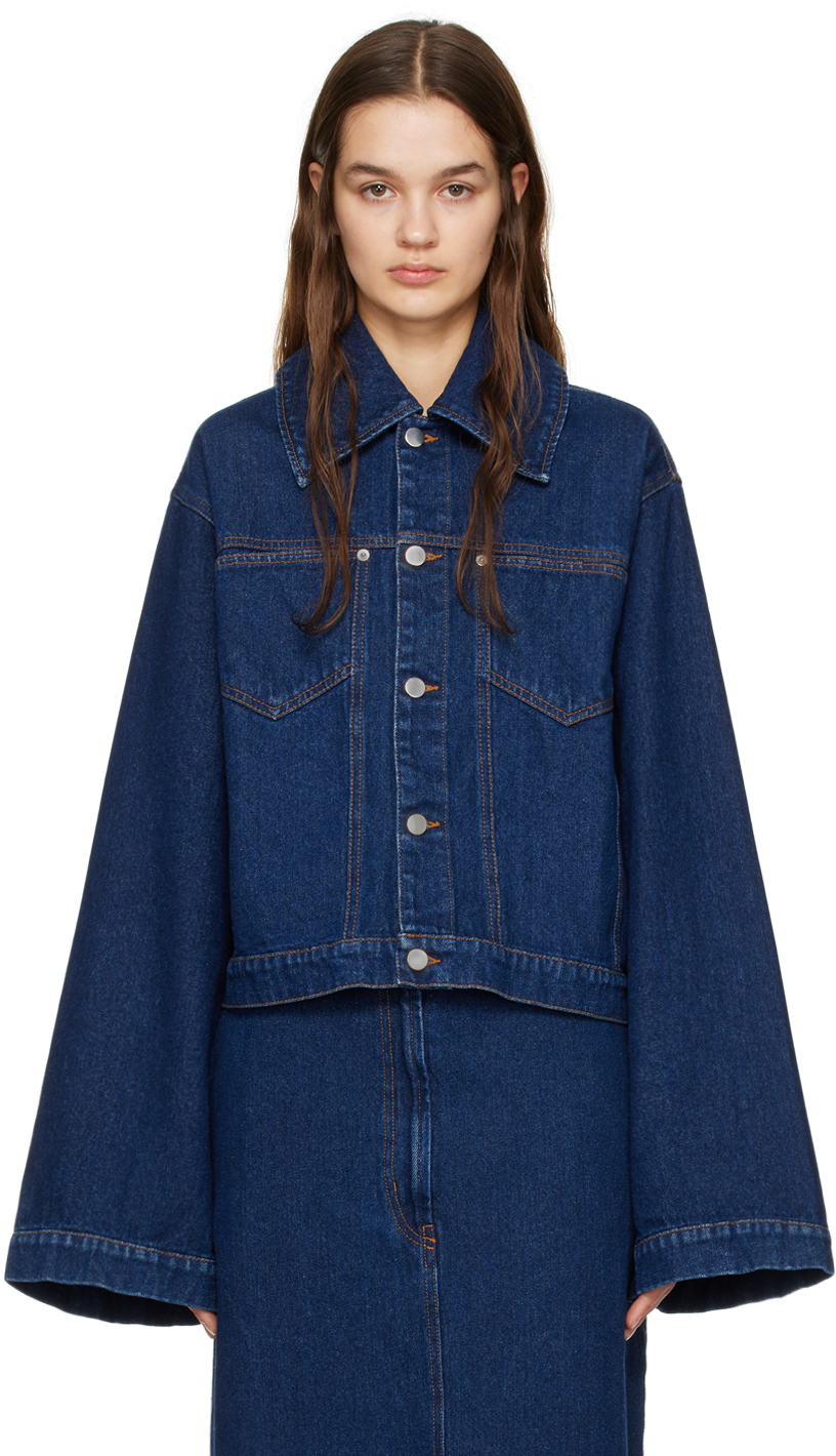 Beaufille: Blue Knox Denim Jacket | SSENSE