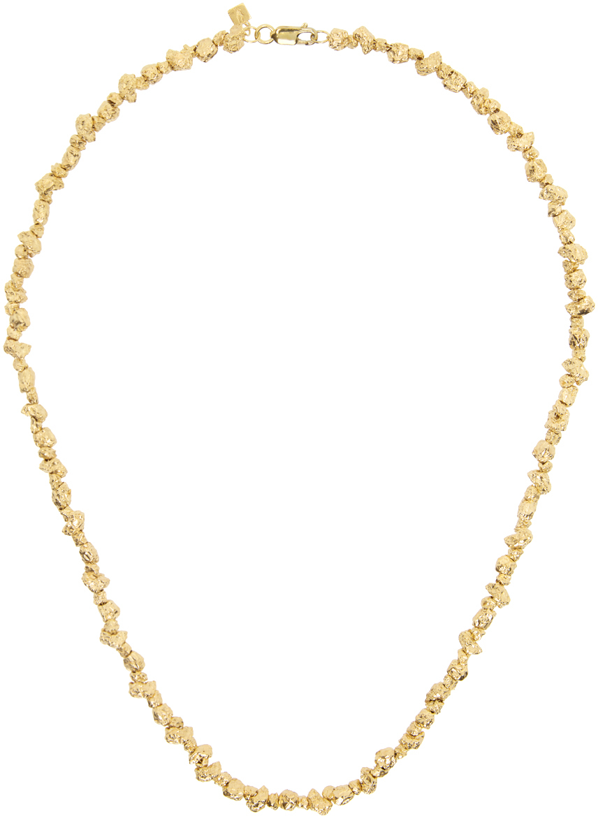 Veneda Carter: SSENSE Exclusive Gold VC005 Signature Chain Necklace ...