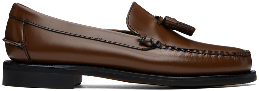 Sebago: Brown Classic Will Loafers | SSENSE Canada