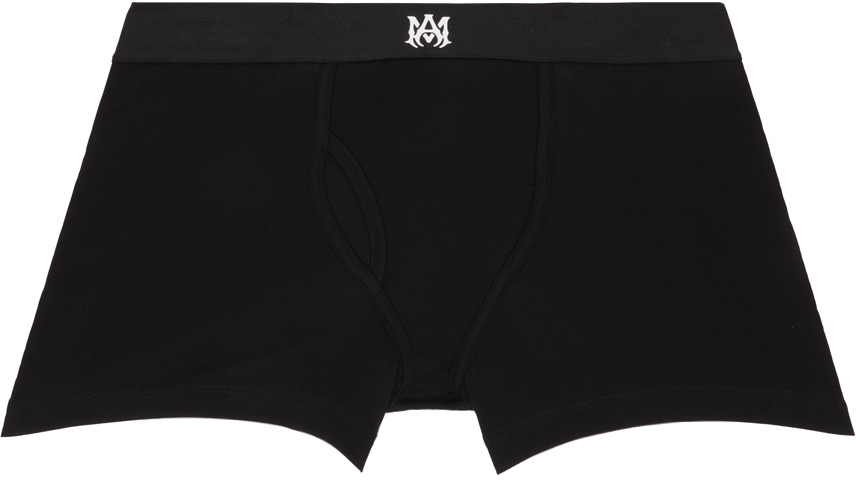 Black MA Logo Boxer Briefs by AMIRI on Sale