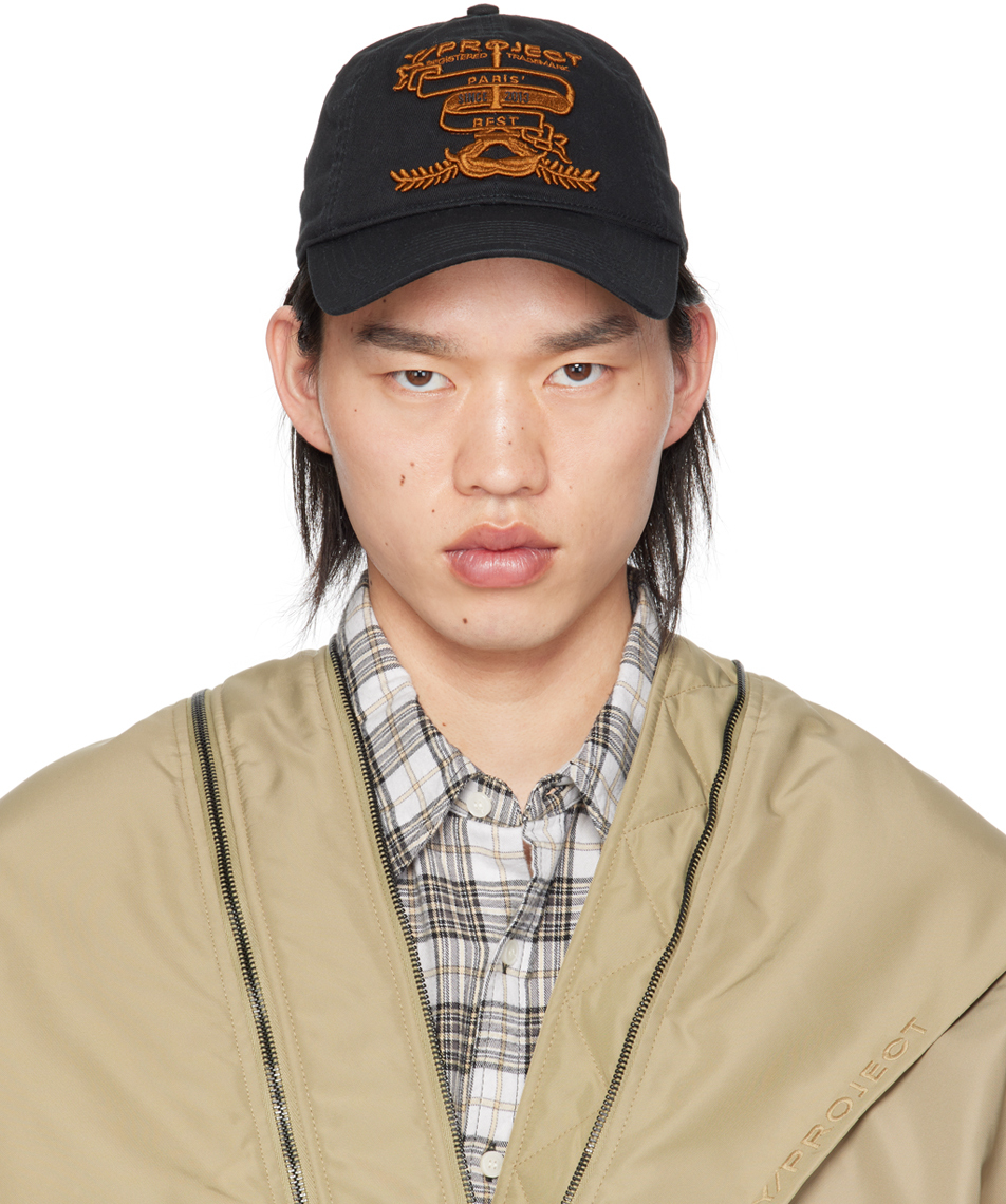 Y Project Black Paris Best Baseball Cap SSENSE UK Y Project Black Paris Best Baseball Cap SSENSE UK