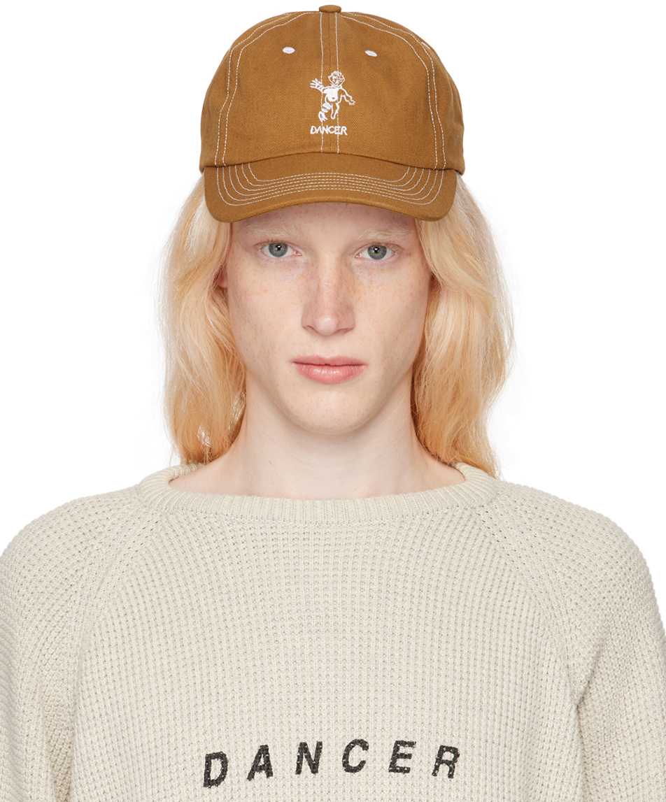 Tan OG Logo Dad Cap by DANCER on Sale