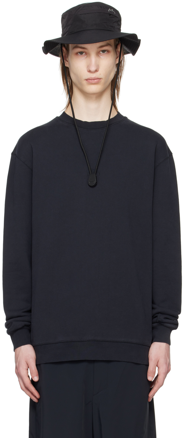 Pull molletonné noir A-COLD-WALL* en solde