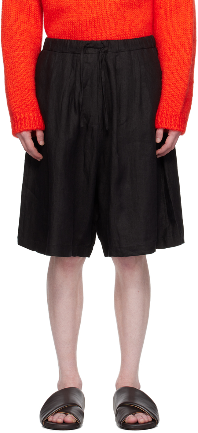 Cordera: Black Oversize Shorts | SSENSE