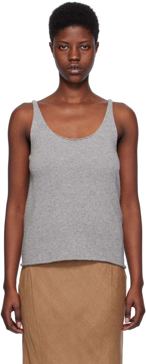 Gray Rim Tank Top by Baserange on Sale