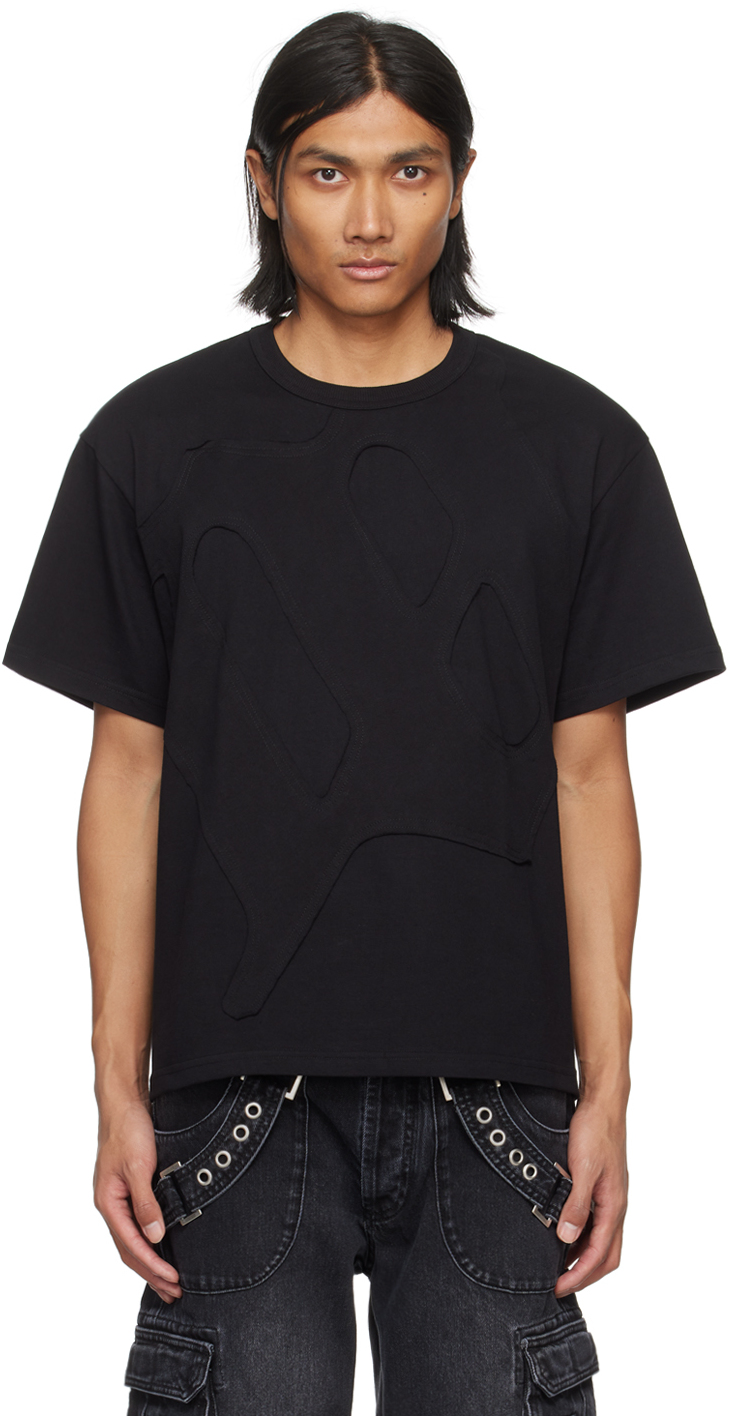 Black Mega M T-Shirt by MISBHV on Sale