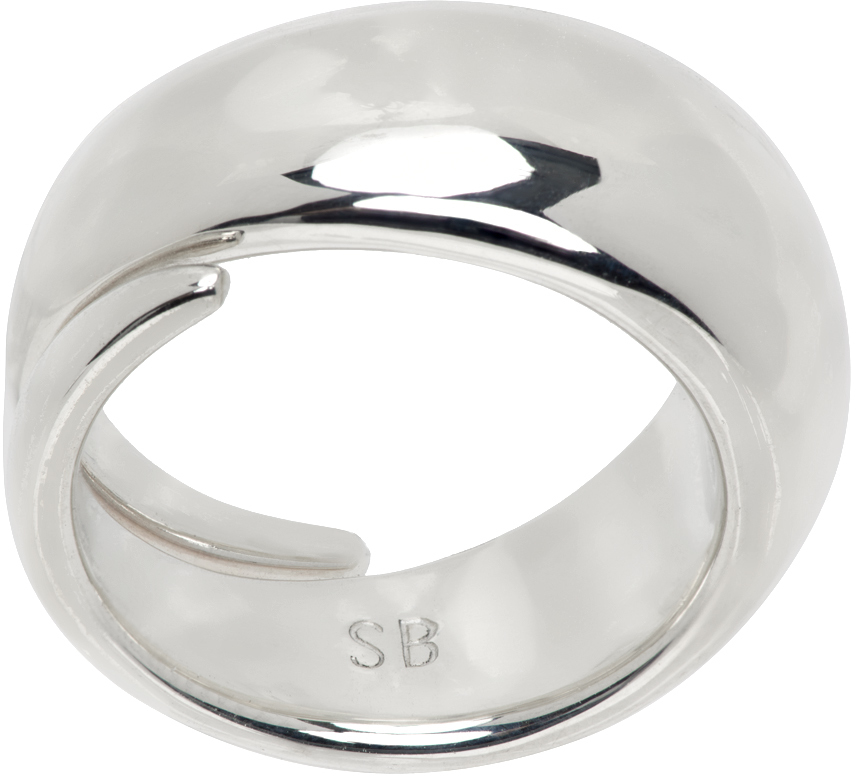 Silver Large Winding Ring by Sophie Buhai on Sale