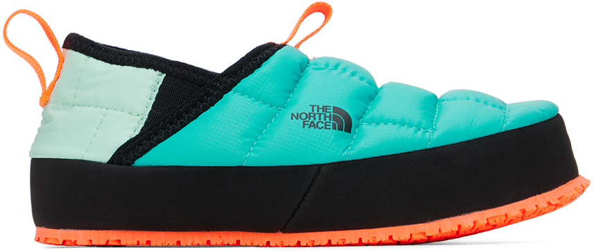 Kids Green ThermoBall Traction II Mules by The North Face Kids | SSENSE
