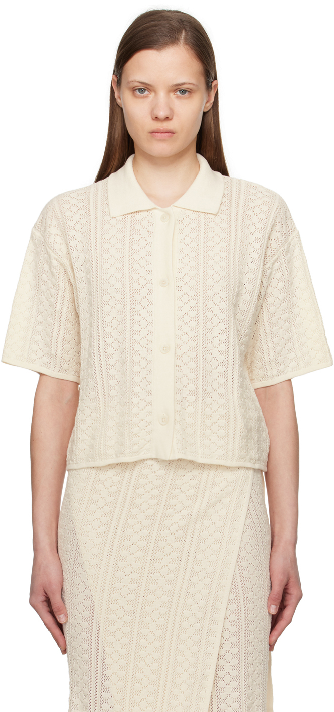 Holzweiler: White Loch Shirt | SSENSE Canada