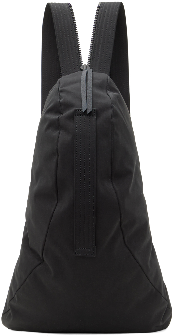 The Viridi-anne: Black Water-Repellent 2Way Backpack | SSENSE