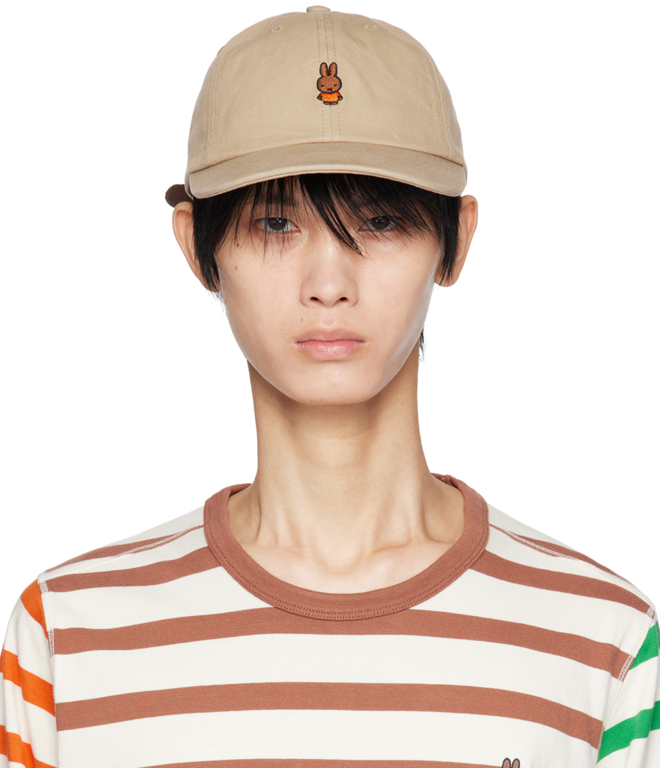 Pop Trading Company: Beige Miffy Cap | SSENSE UK