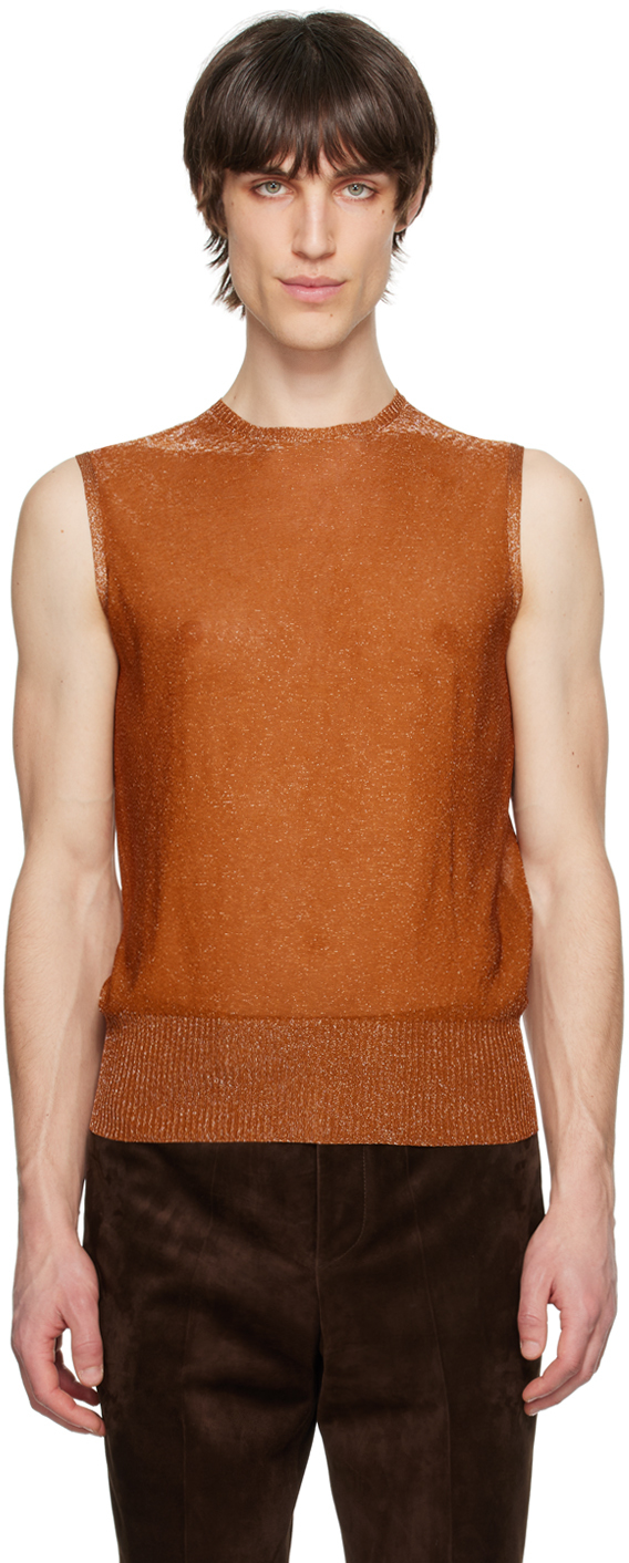 Orange Nº 26 Vest by SAPIO on Sale