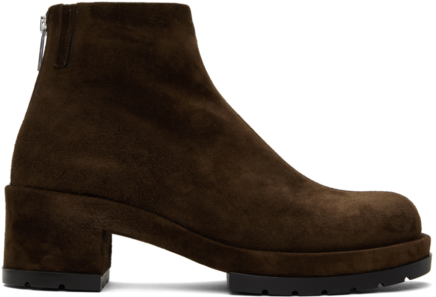 SAPIO: Brown Nº 171 Boots | SSENSE Canada