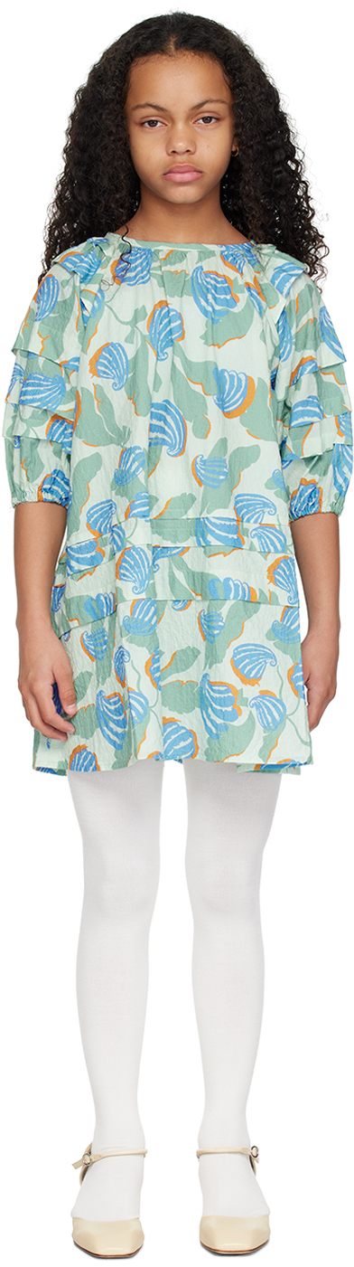 Kids Blue Ulani Dress by Morley on Sale